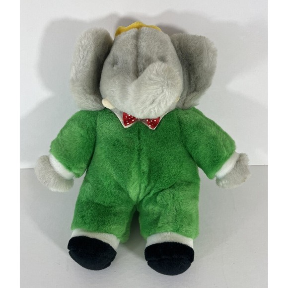 Gund | Toys | 988 Gund Babar The Elephant Plush Stuffie Toy Rattle ...